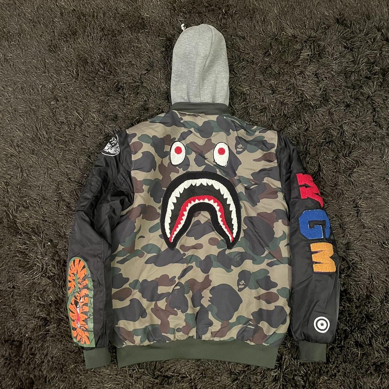 Bape Bomber Jacket bape x vetements fantasy collab... - Depop