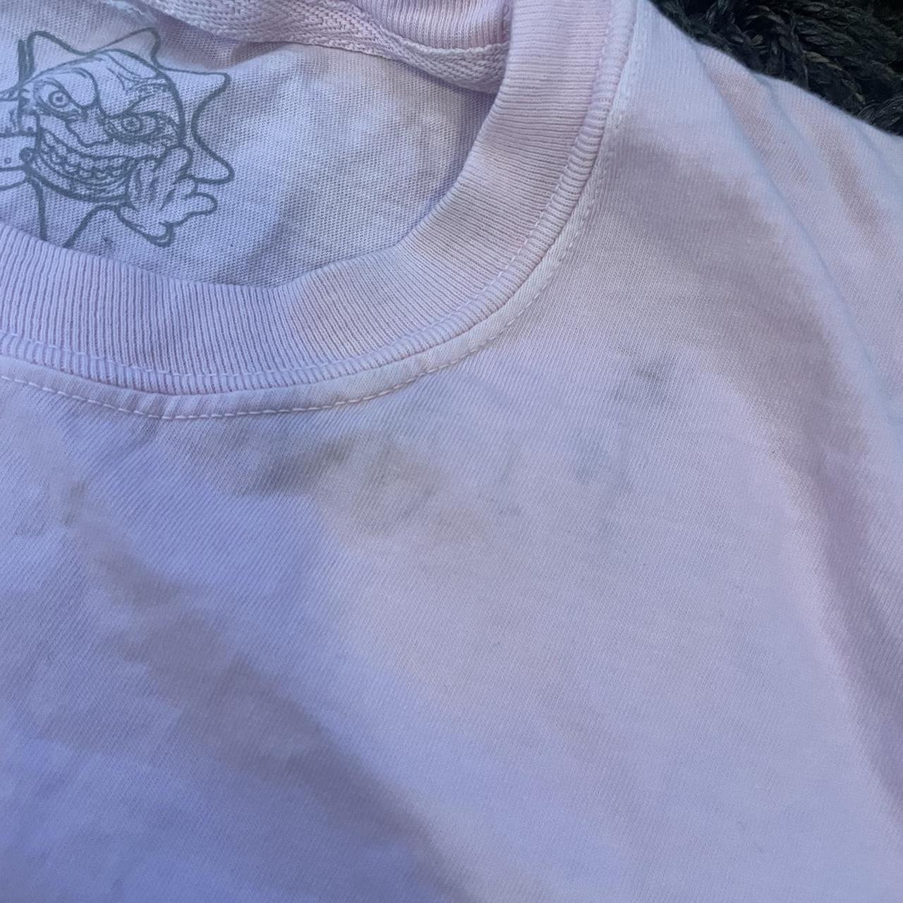 CHE SAYSO TOUR MERCH PINK CAT TEE GRAIL SIZE L... - Depop