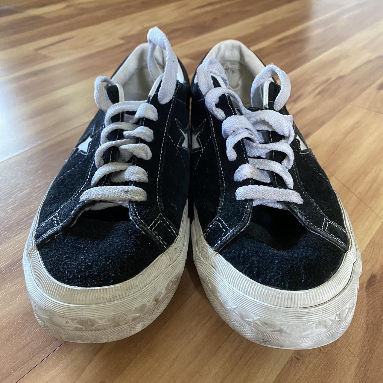 VINTAGE 90’S CONVERSE ONE STARS USED MENS SIZE 8... - Depop