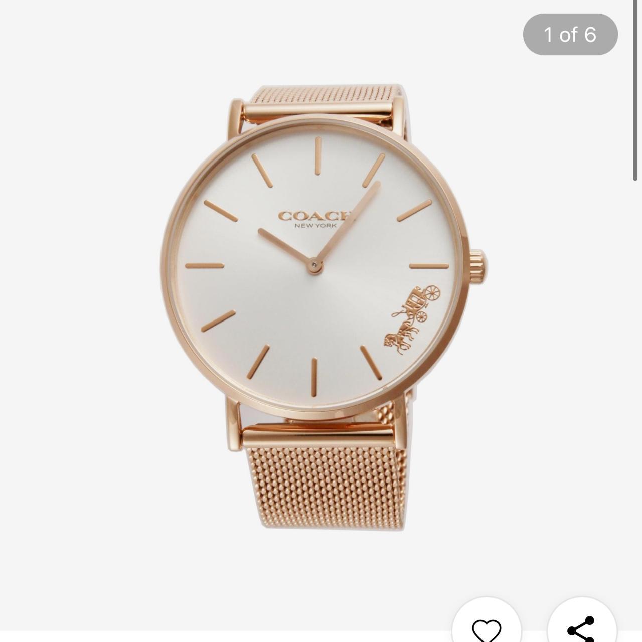Rose Gold Coach Watch with gift box Retail around... | Depop