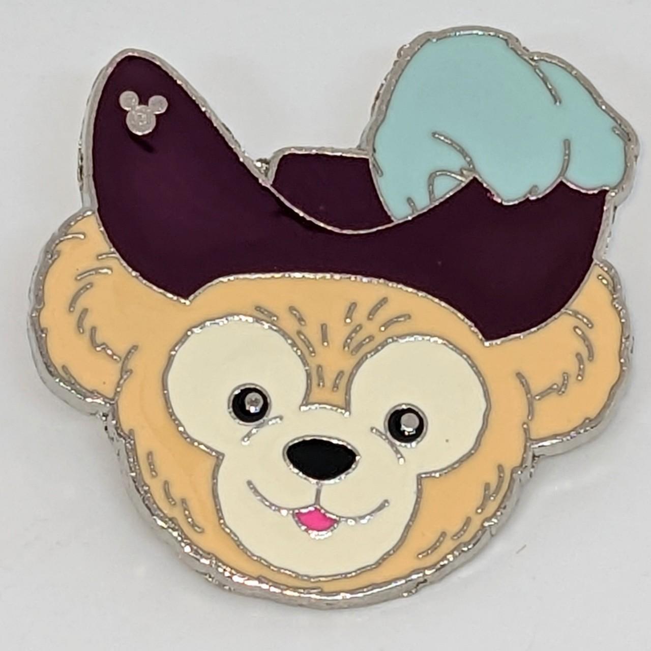 Duffy the Disney Bear pirate hat enamel Disney... - Depop