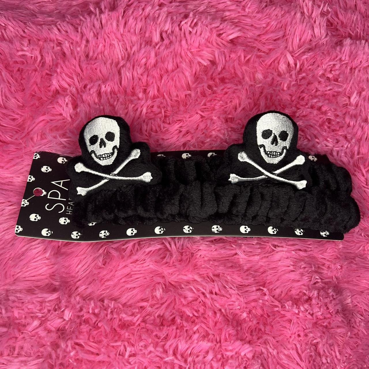 skull spa headband #emo #goth - Depop