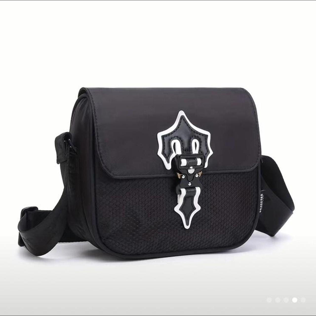 Trapstar Irongate T Cross Body Bag Pouch black/white... - Depop