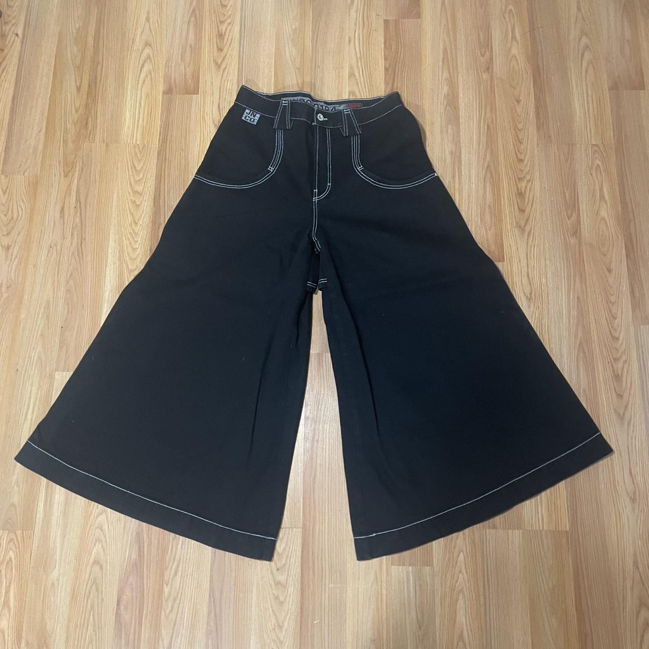 JNCO Mugshot 50” Inch leg opening black and white... | Depop