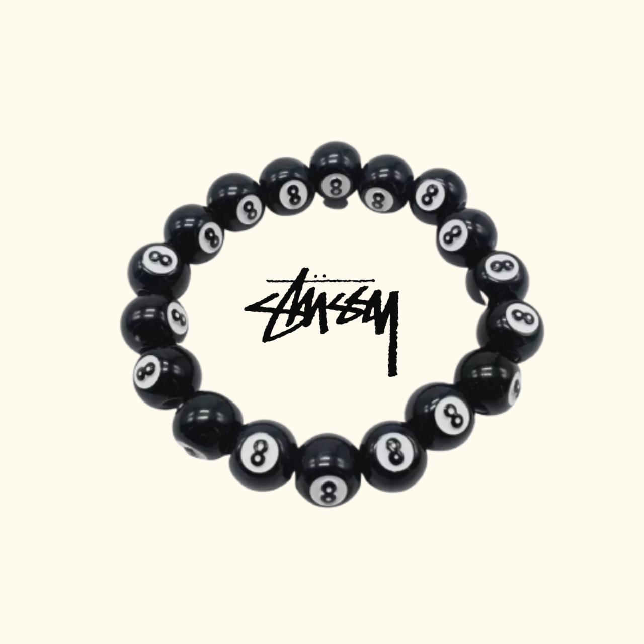 stüssy 8-ball bracelet brand new #sutssy #jewlery... - Depop