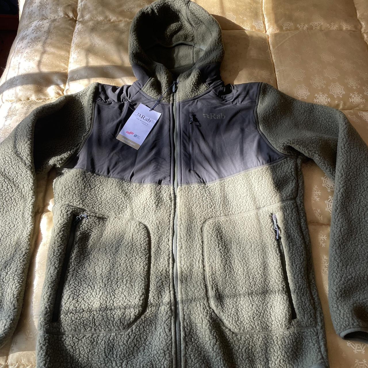 RAB *brand new with tags* hooded fleece jacket size... - Depop