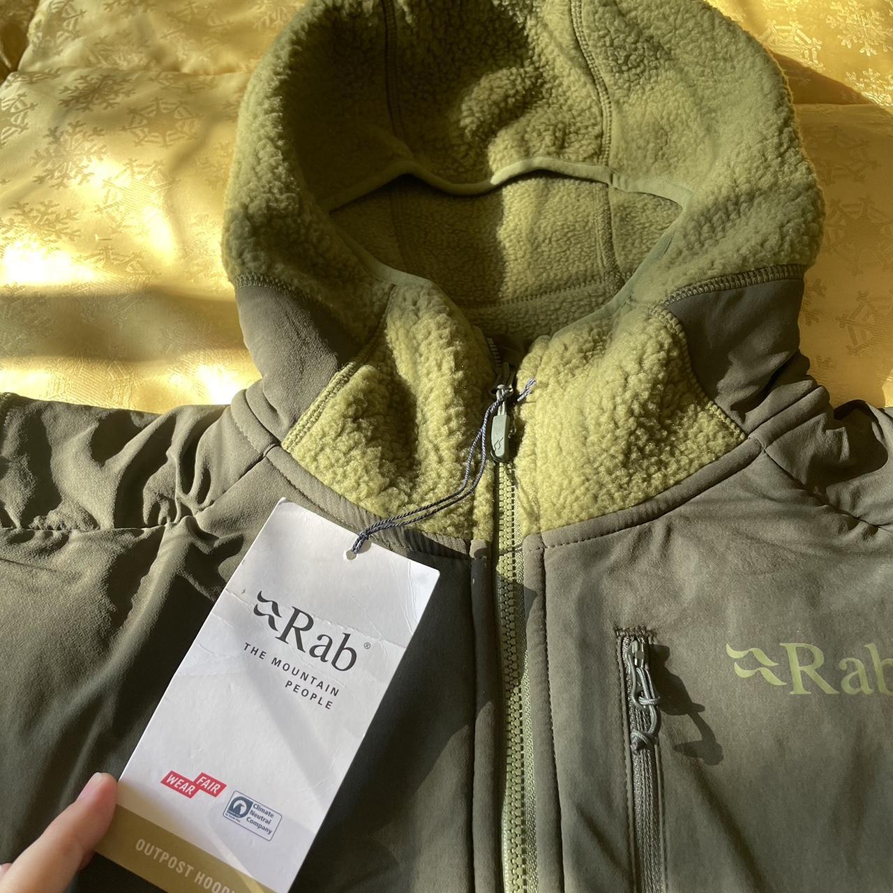 RAB *brand new with tags* hooded fleece jacket size... - Depop