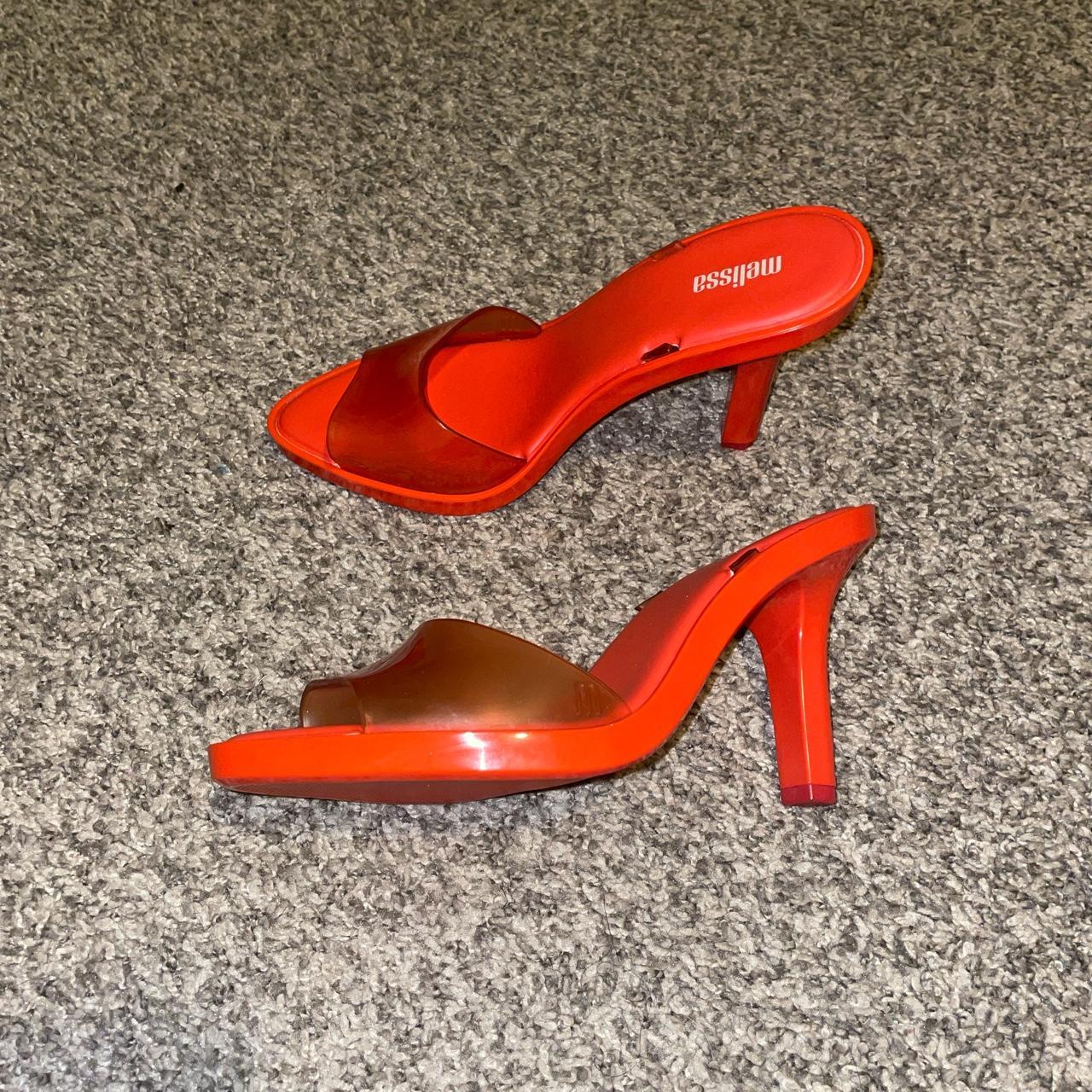 Melissa Women's Red Courts | Depop