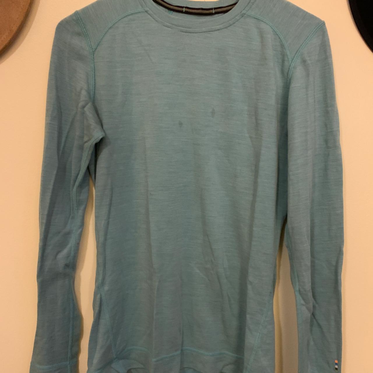 Smartwool Women's Blue Shirt | Depop