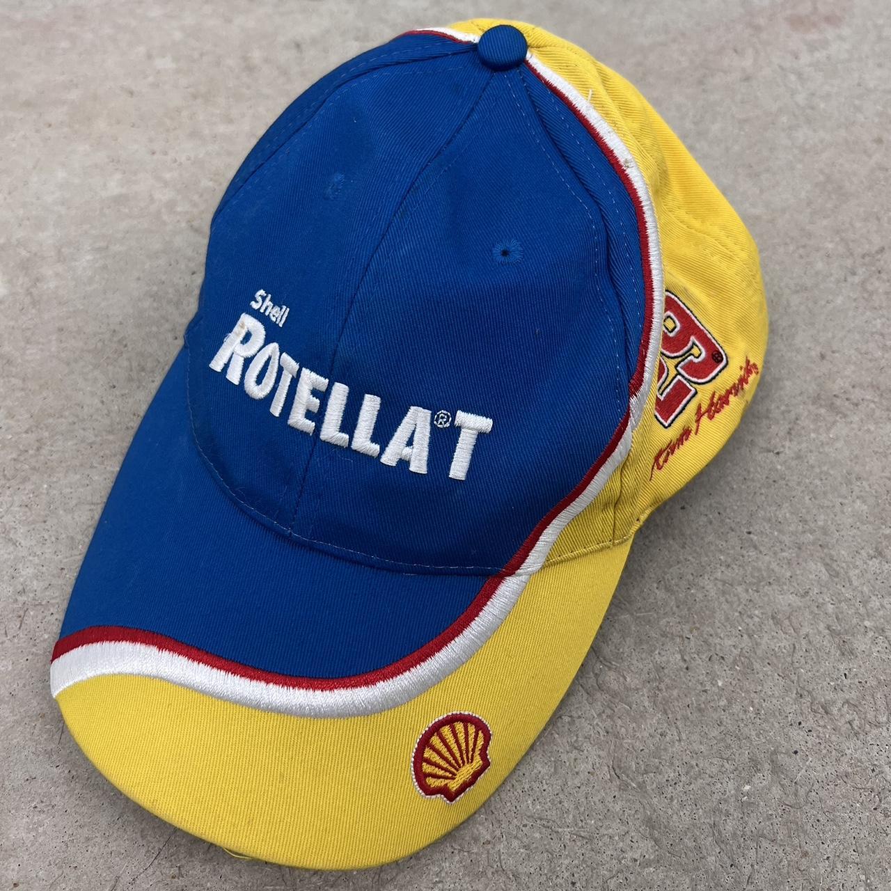 Men's Yellow and Blue Hat | Depop