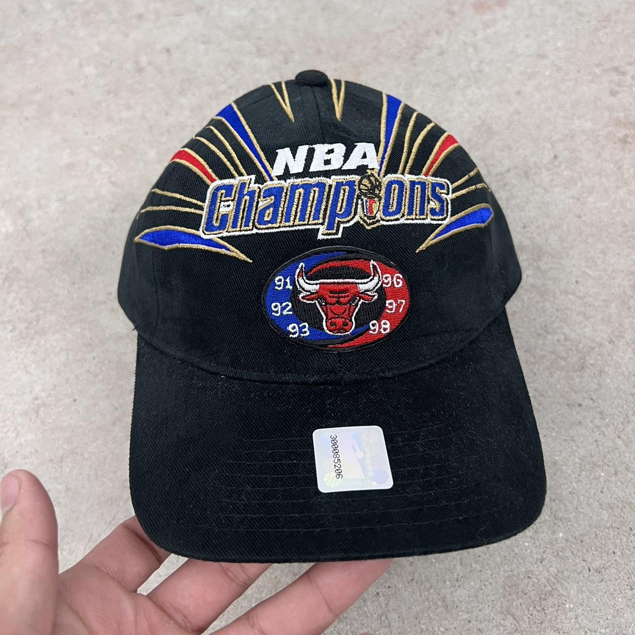 NBA Embroidered Bulls Champions Cap 🧢 *With Tag... - Depop