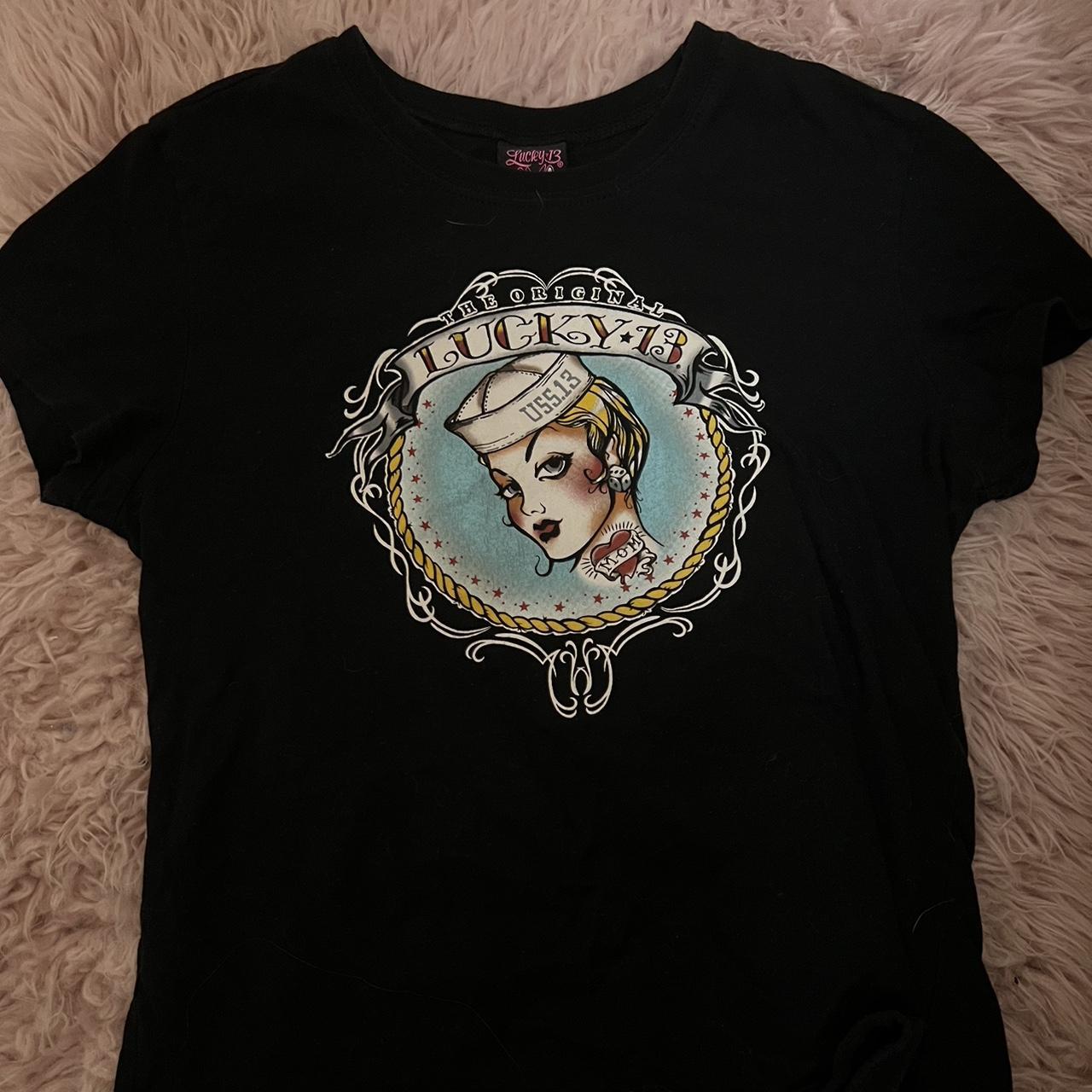 The original Lucky - pin up shirt - Depop