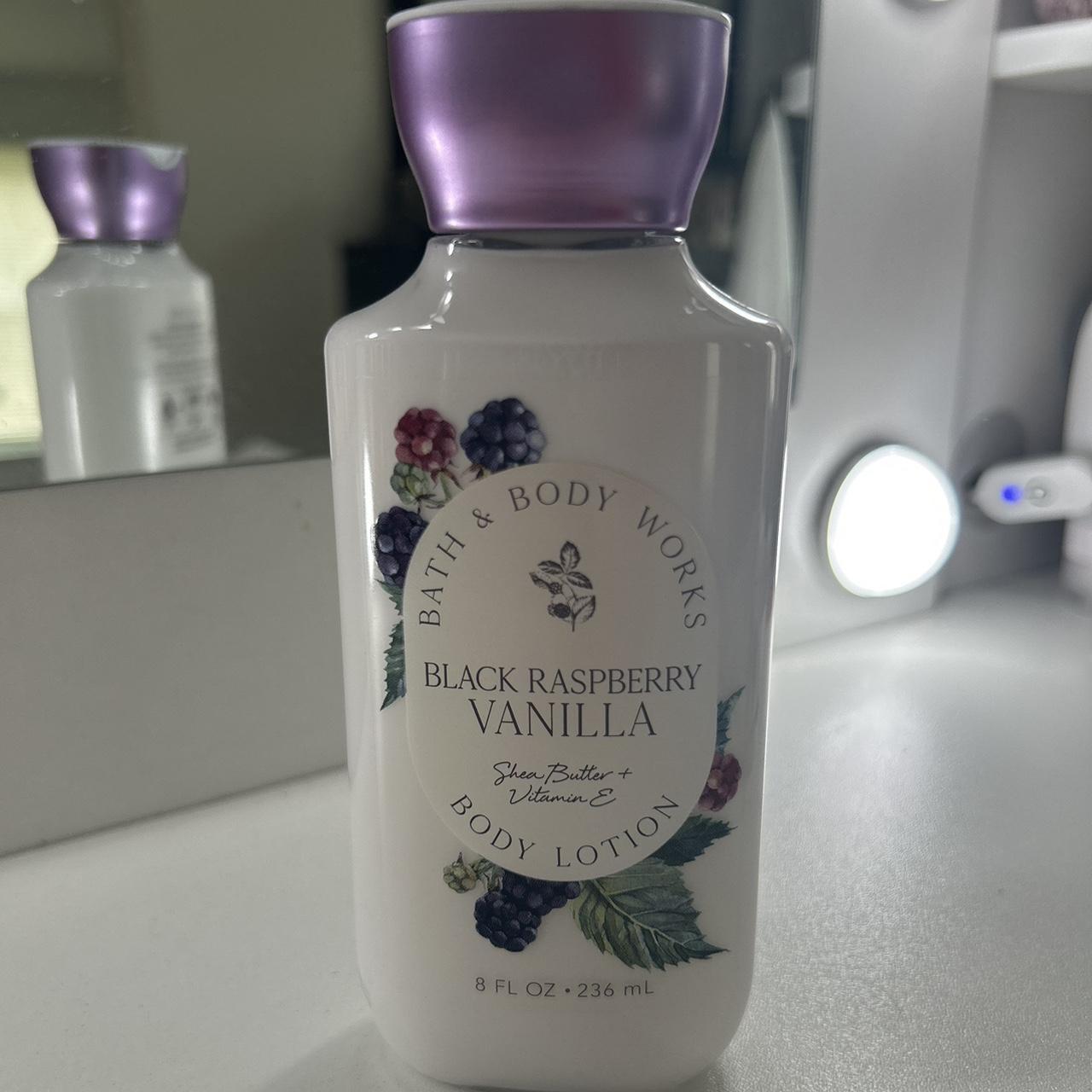 Black Raspberry Vanilla shea butter body lotion - Depop