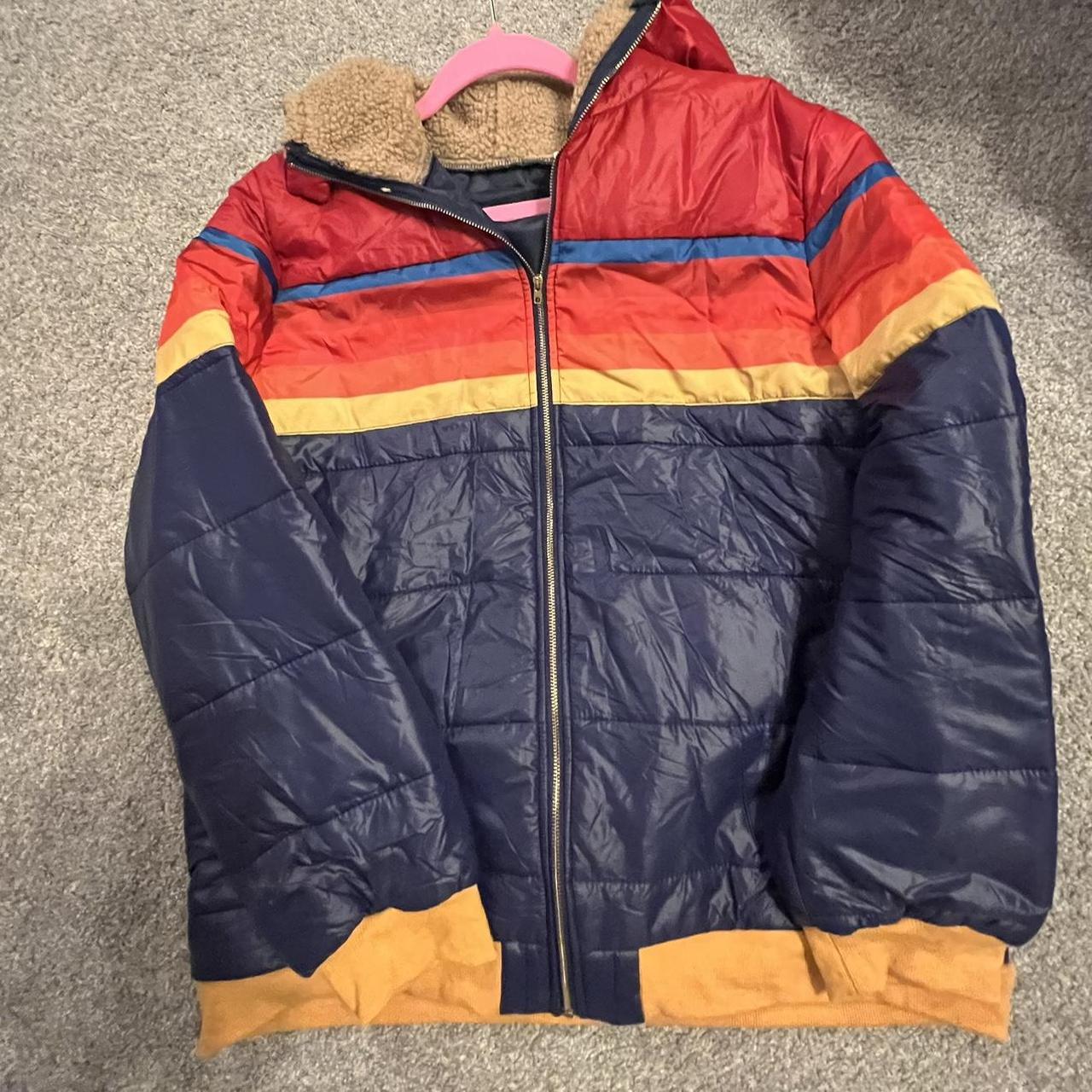 Retro lightweight jacket. Aviator Nation knock off.... - Depop