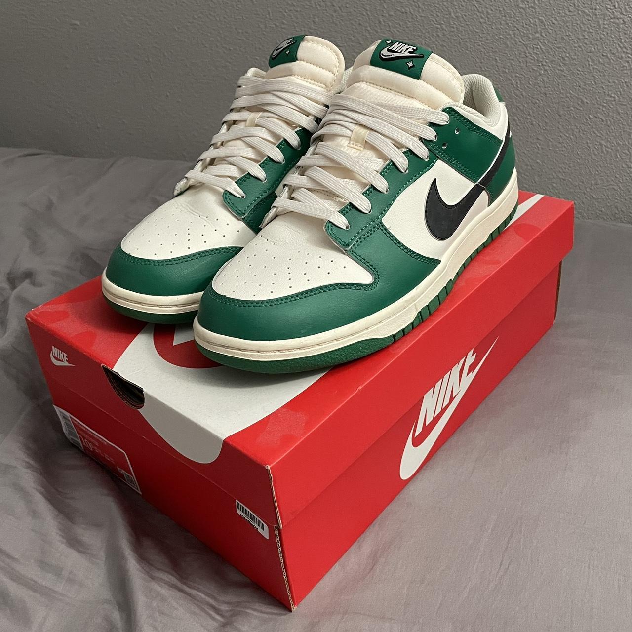 Green Lottery Pack Dunk Lows Scratch off logos... - Depop