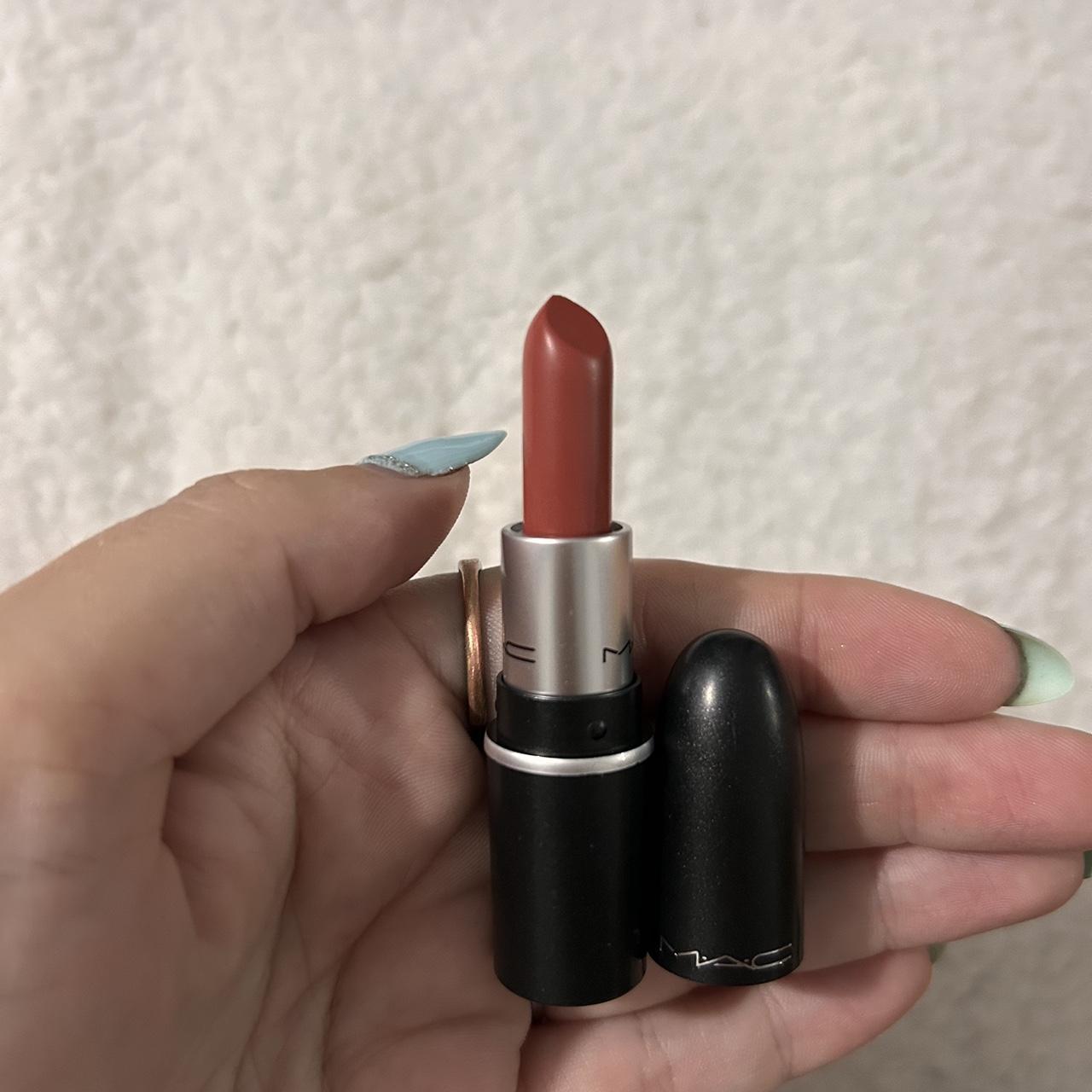 Brand new mini MAC lipstick in shade Burst on the scene - Depop