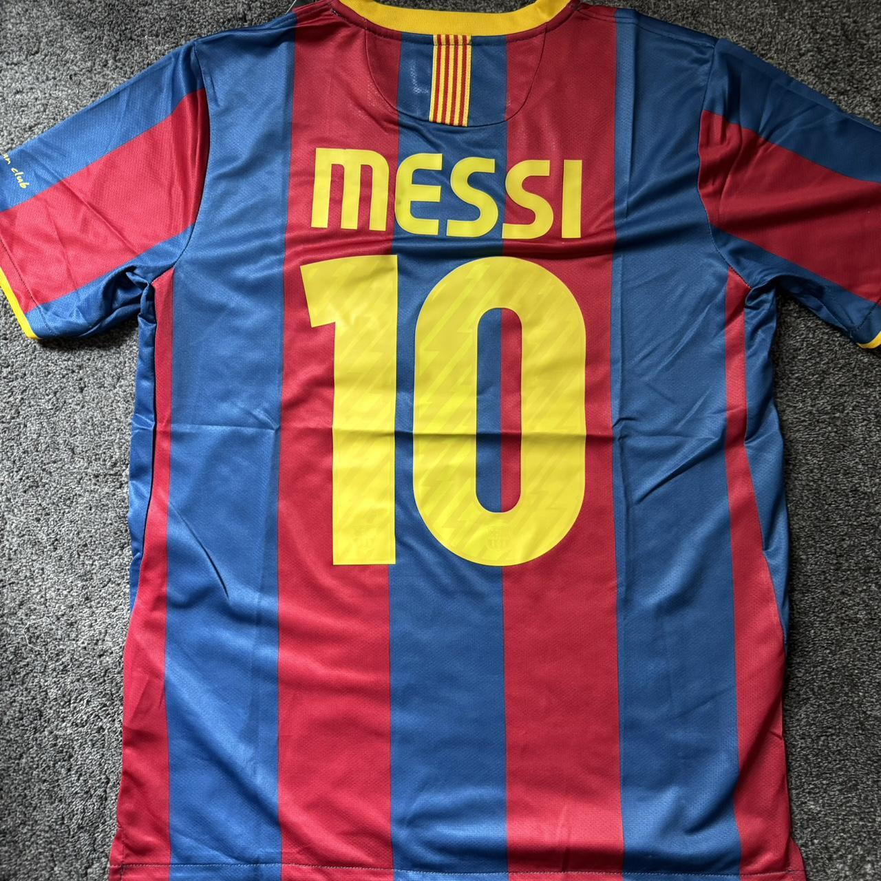 Barcelona 10/11 Home UCL Final - Lionel Messi 10 - Depop