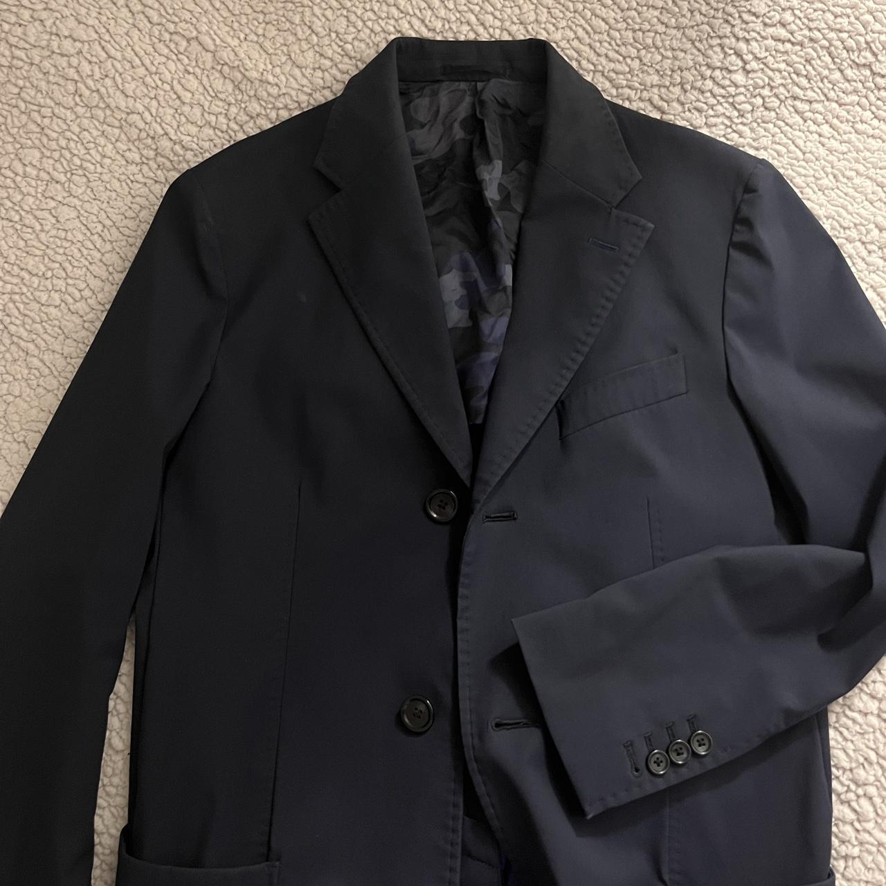 loro piana storm system fabric made long coat custom... | Depop