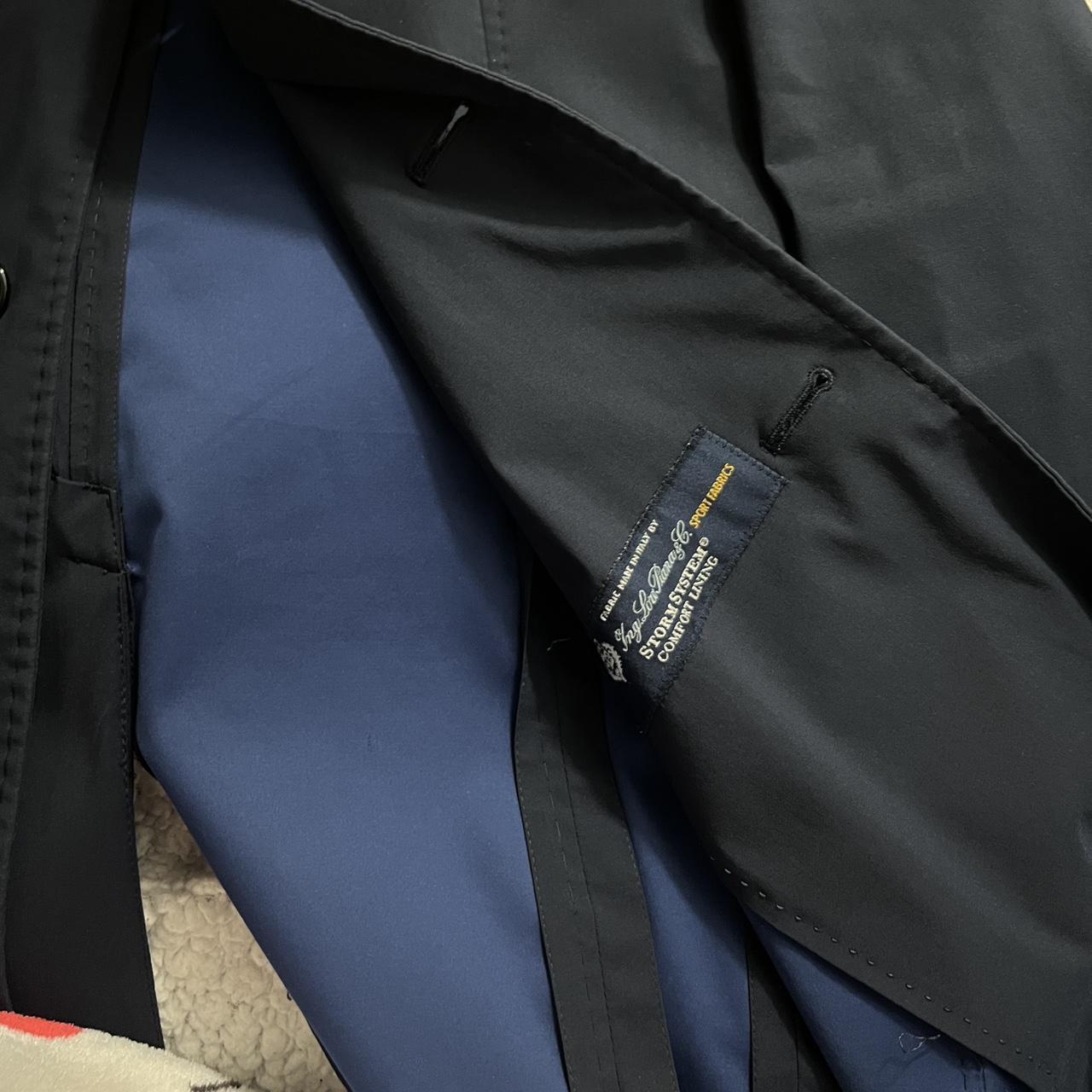 loro piana storm system fabric made long coat custom... | Depop