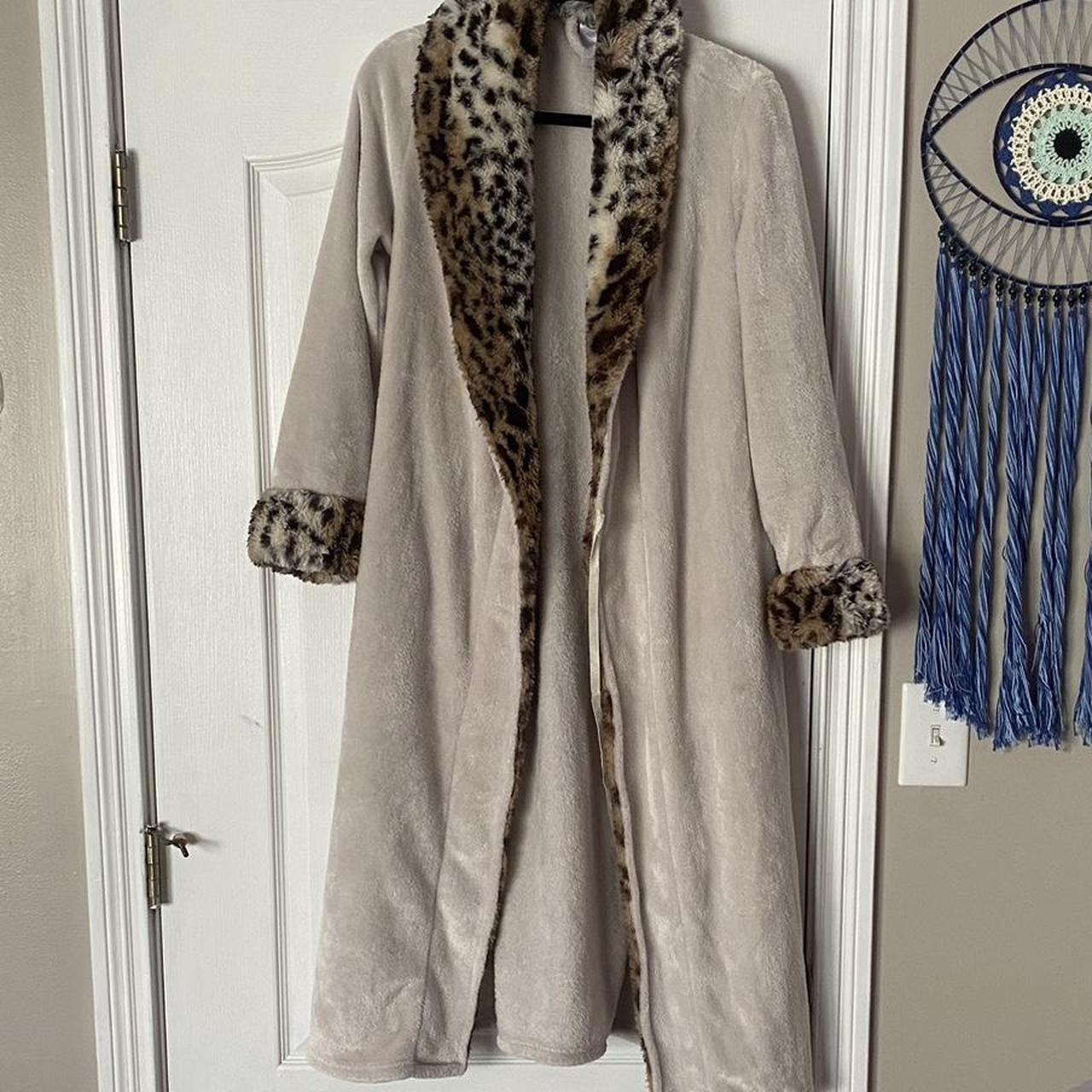 Small cheetah print robe - can comfortably fit up to... - Depop