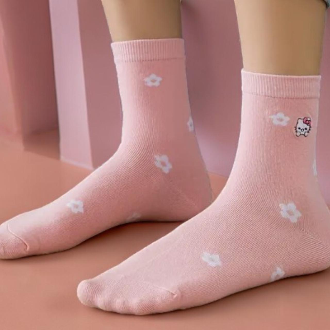 Pink Hello Kitty Socks These Pink Hello Kitty Socks Depop