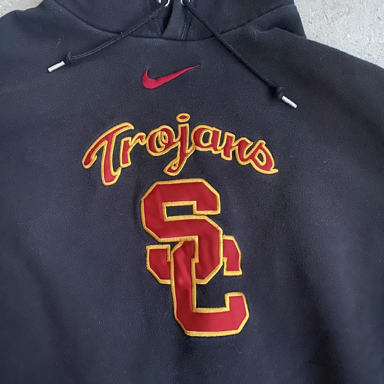 Nike USC Trojans Center Swoosh Hoodie Men’s XL #usc - Depop