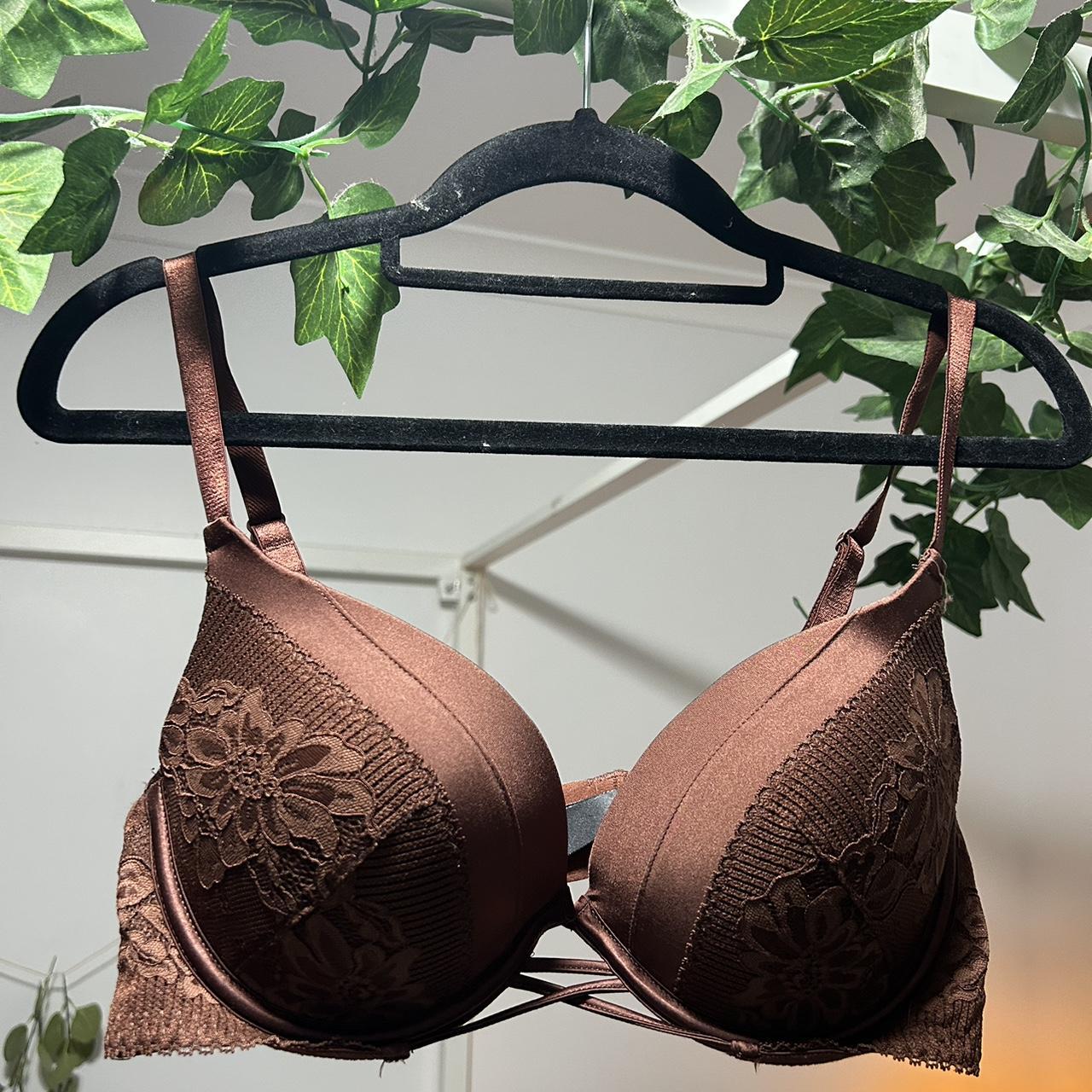 ‘cadence’ brown double push up bras n things 14C - Depop