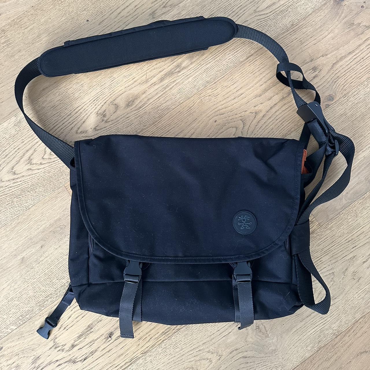 brand new crumpler messenger bag in black never... - Depop