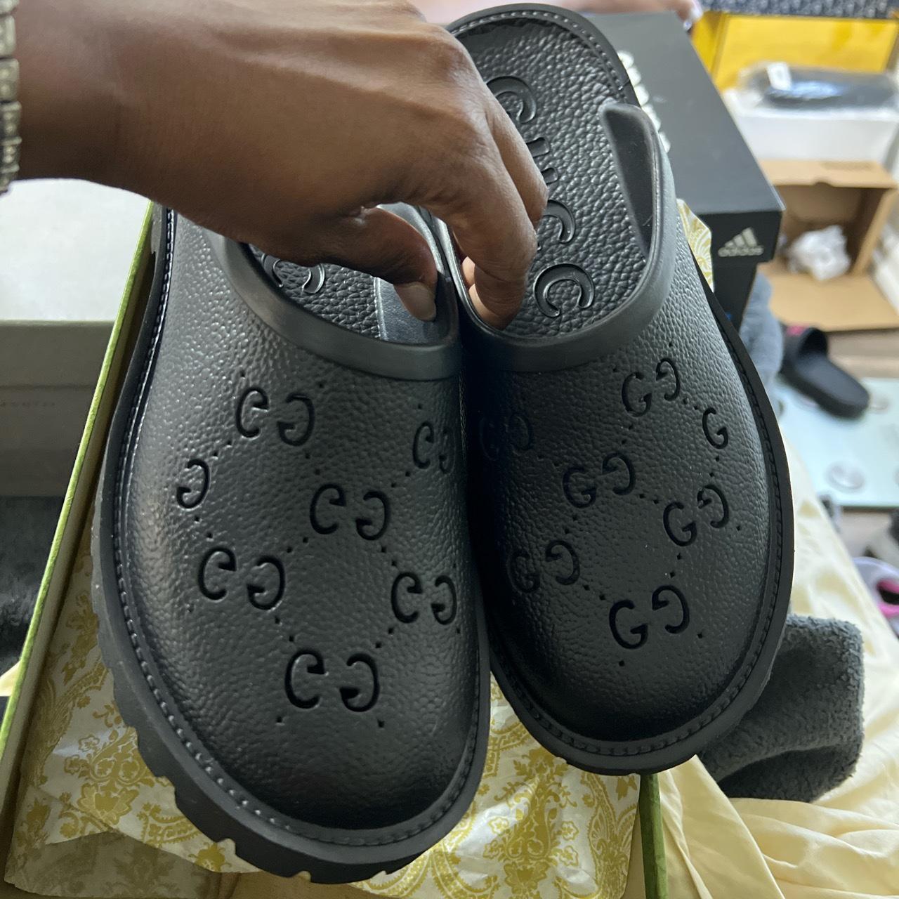 Gucci Men's Black Sandals | Depop