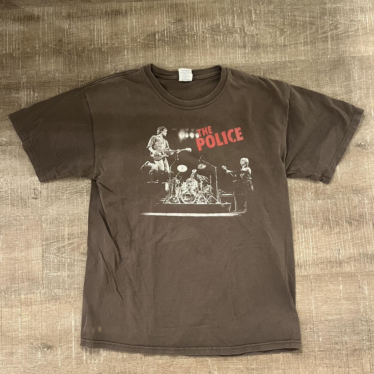 The Police 2007-2008 Tour Shirt Brown Size Large - Depop