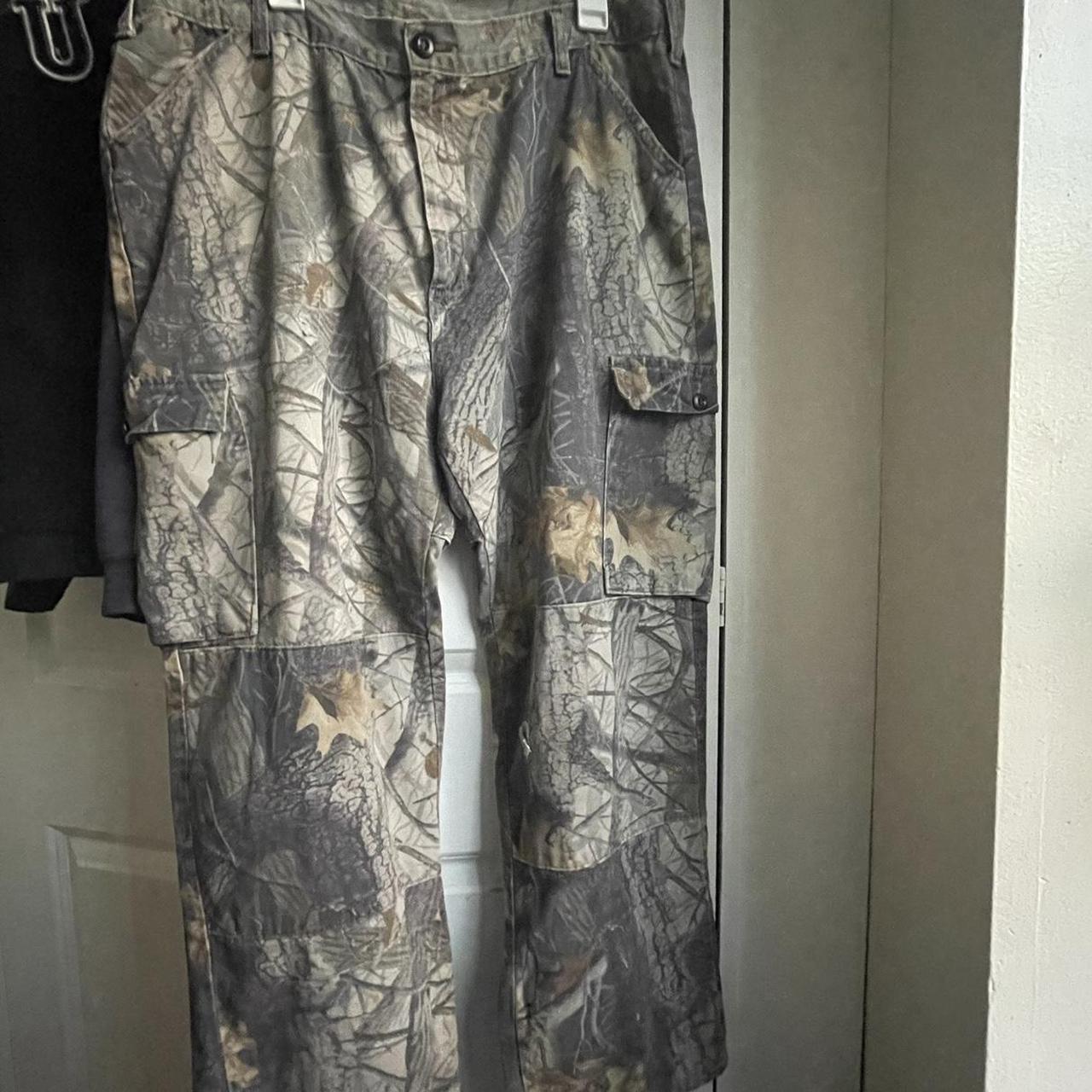 Real tree hardwood pants. Fit baggy n big. - Depop