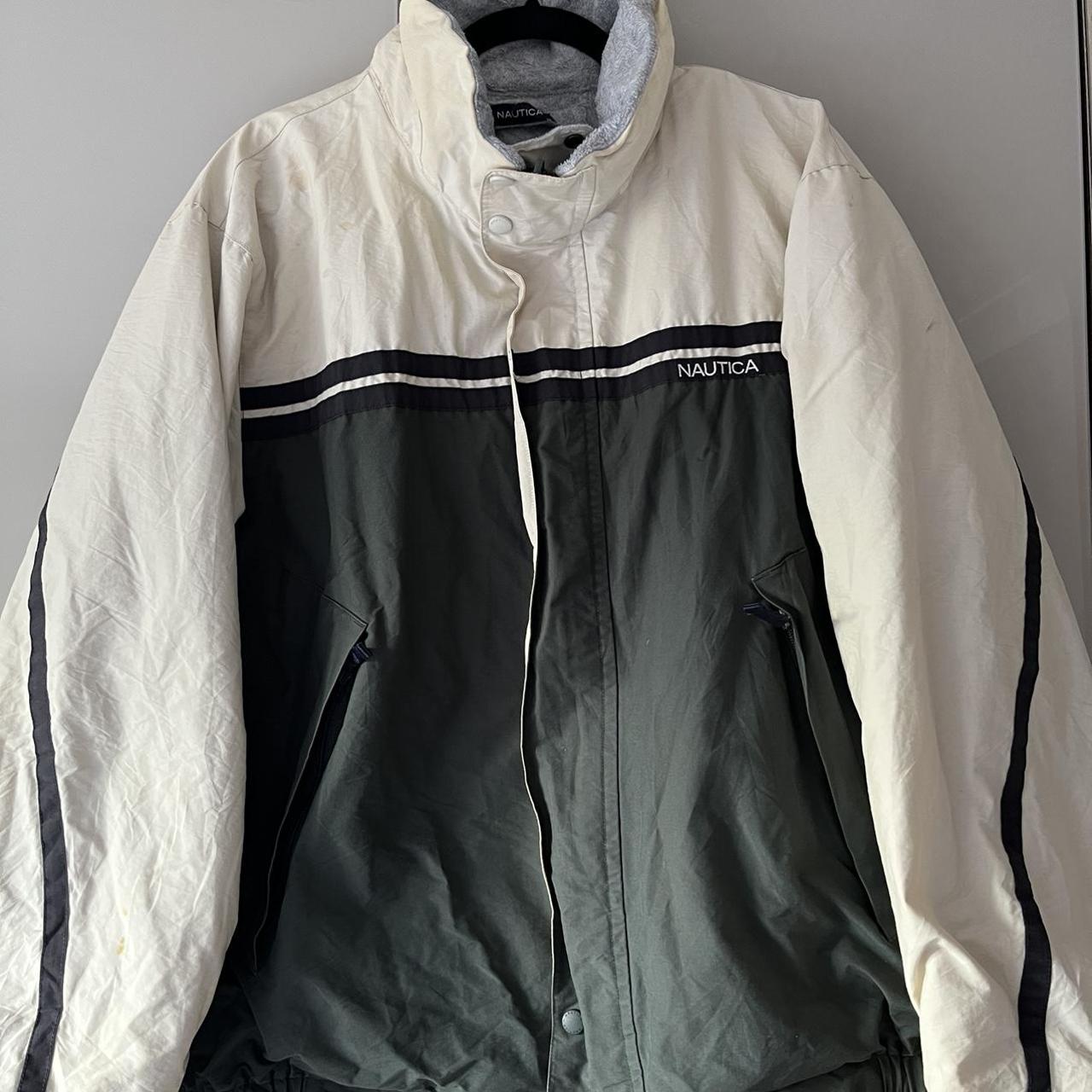 Vintage Reversible Nautica Jacket. Signs of wear and... - Depop