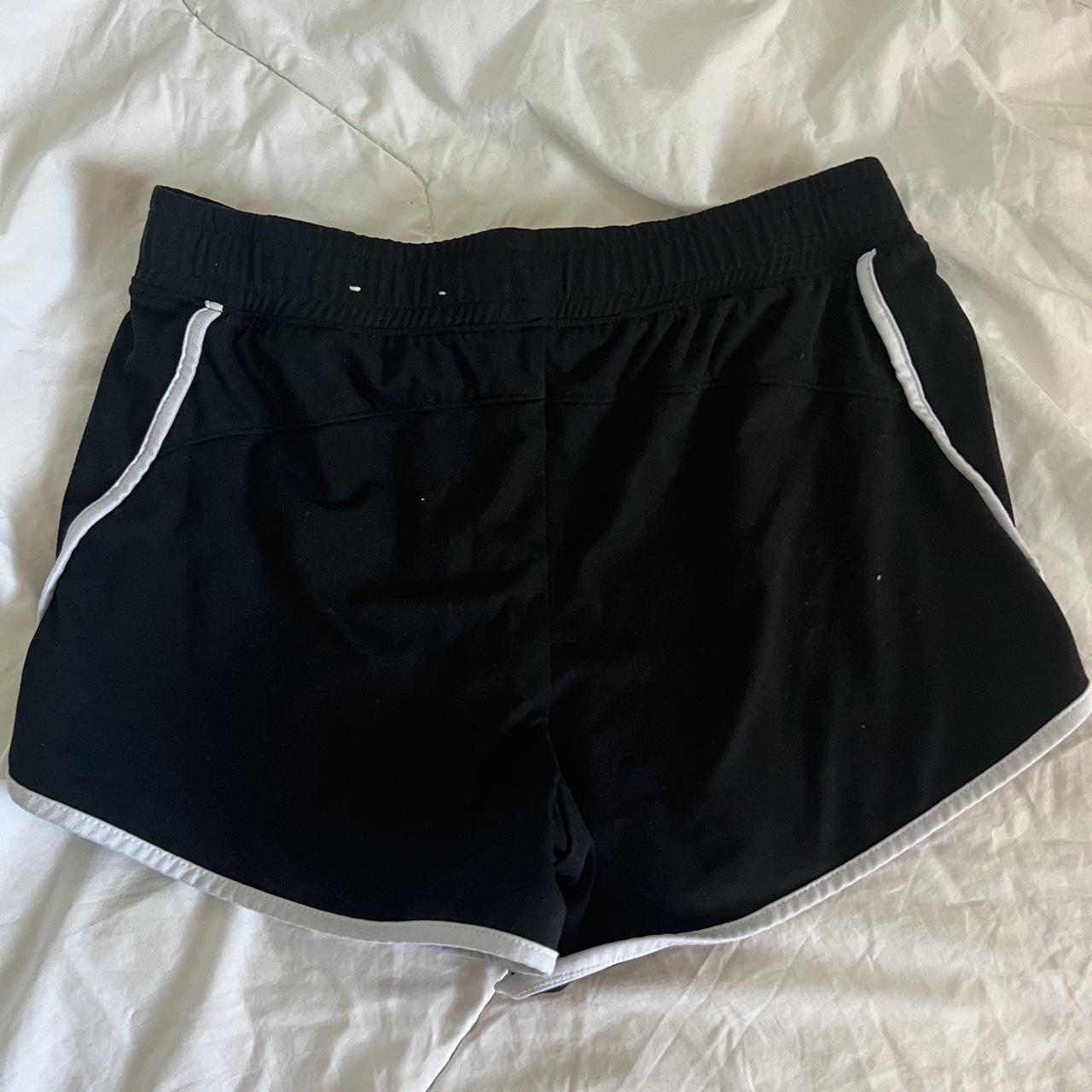 Basic black, athletic shorts kids - Depop