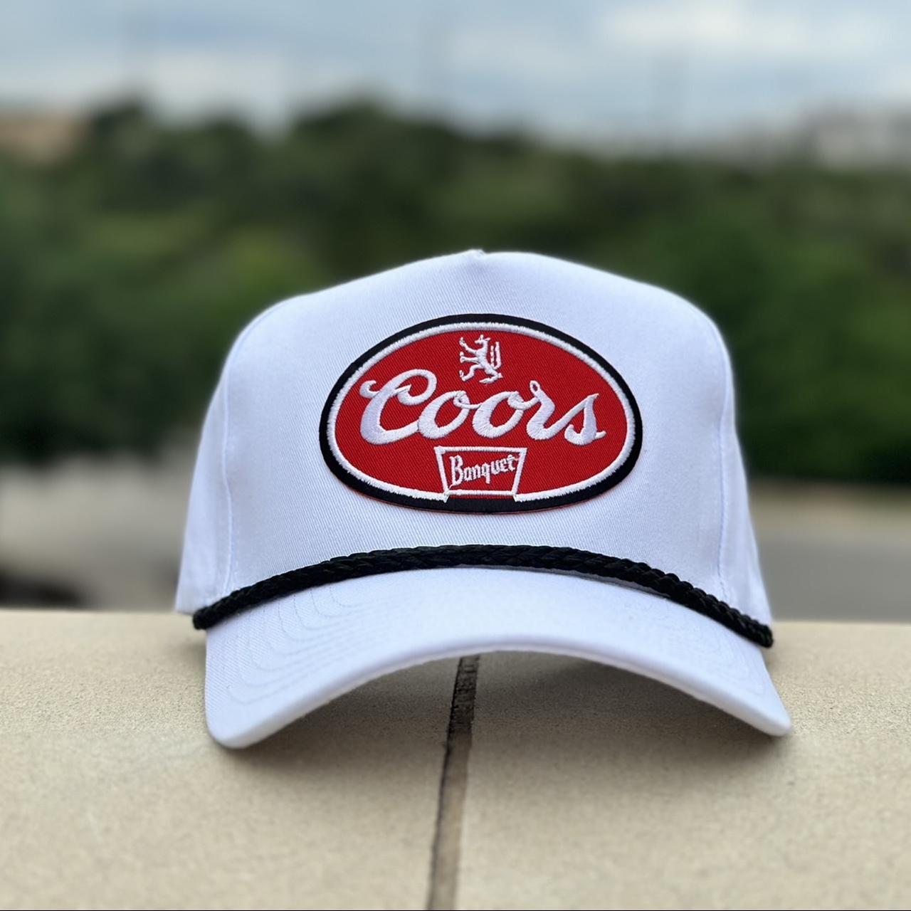 Handcrafted Retro Style Coors Banquet Patch Hat with... - Depop