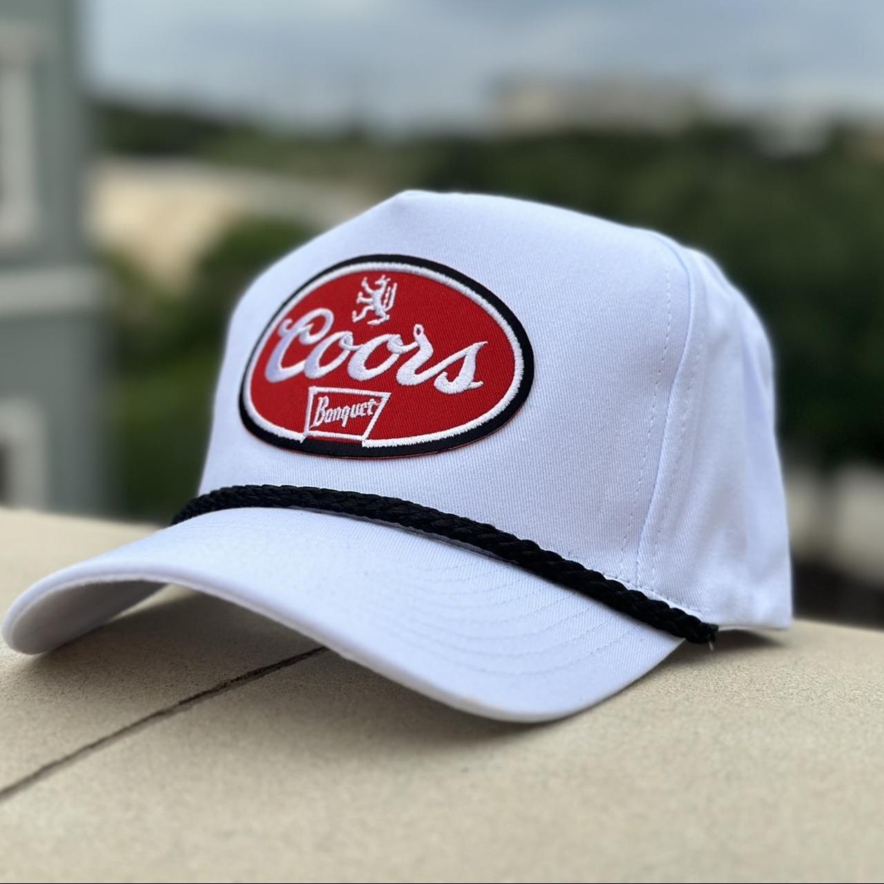 Handcrafted Retro Style Coors Banquet Patch Hat with... - Depop