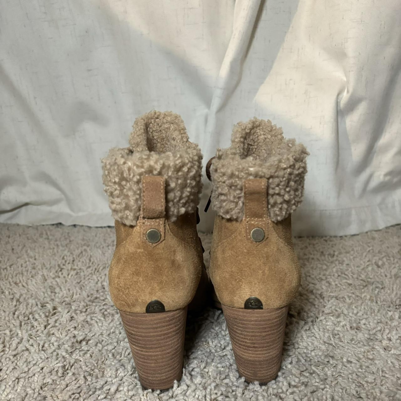 3 inch heeled boots, perfect for winter - UGG... - Depop