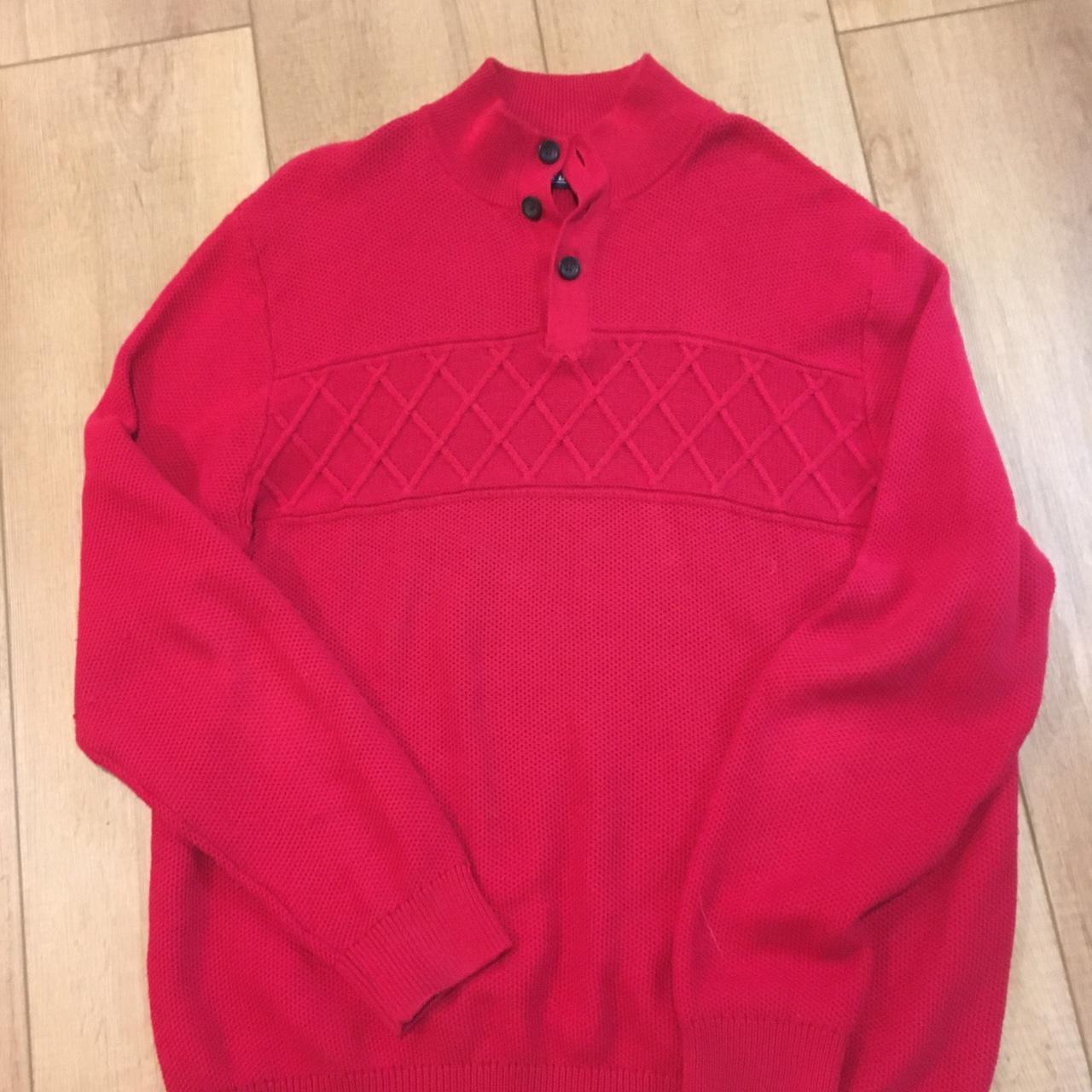 Chaps Men's Red Jumper | Depop