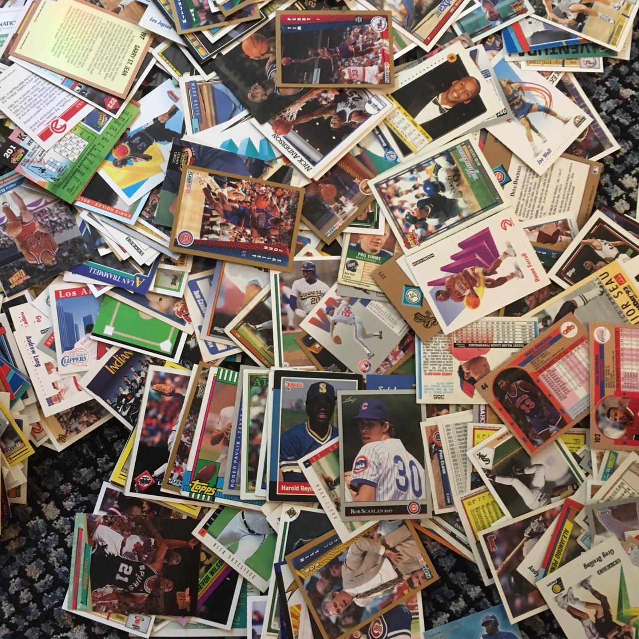 Pack of 50, 80s and 90s sports cards, hundred of... - Depop