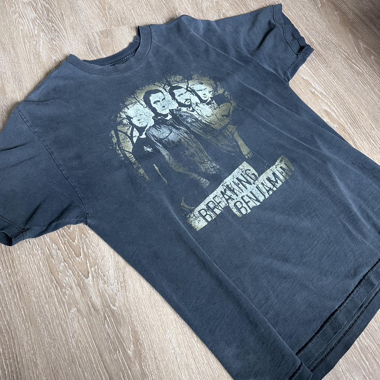 breaking benjamin band tee - Depop