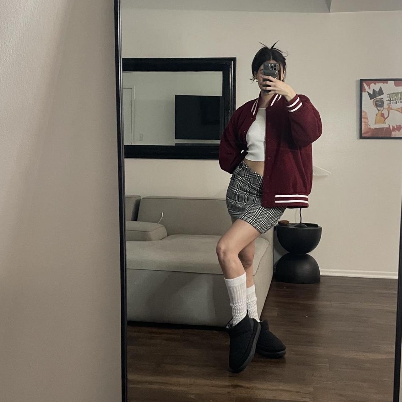 Stussy red jacket - Depop