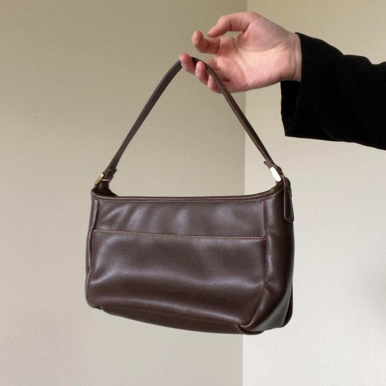 Villager / Liz Claiborne brown shoulder purse... - Depop