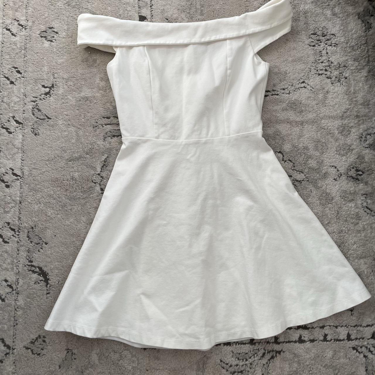 🤍lulus white formal off the shoulder dress🤍 Looks so... - Depop