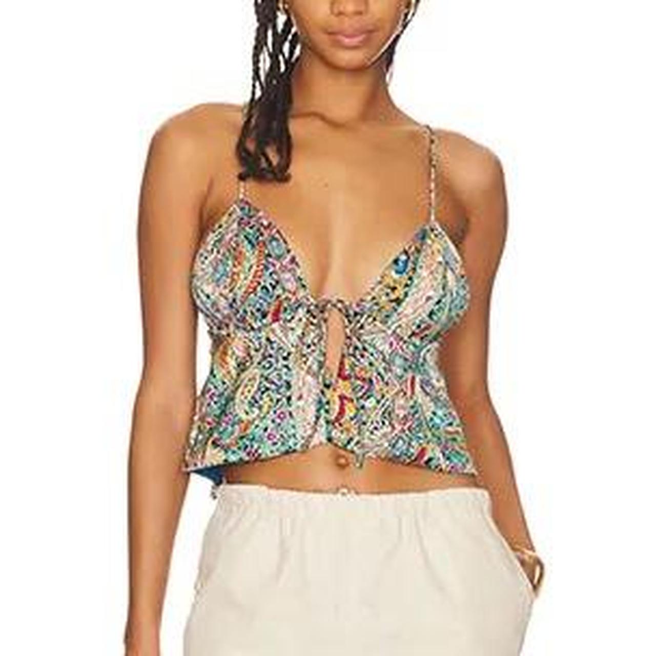 Super down Jaylin Crop Top - Worn 1x - fits someone... - Depop