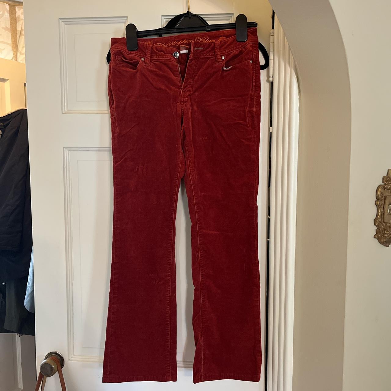 Vintage red corduroys #vintage #fall #avantgarde #cord - Depop