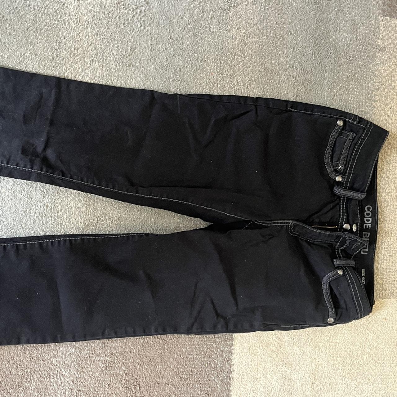CODE BLEU black jeans 6/27 - Depop