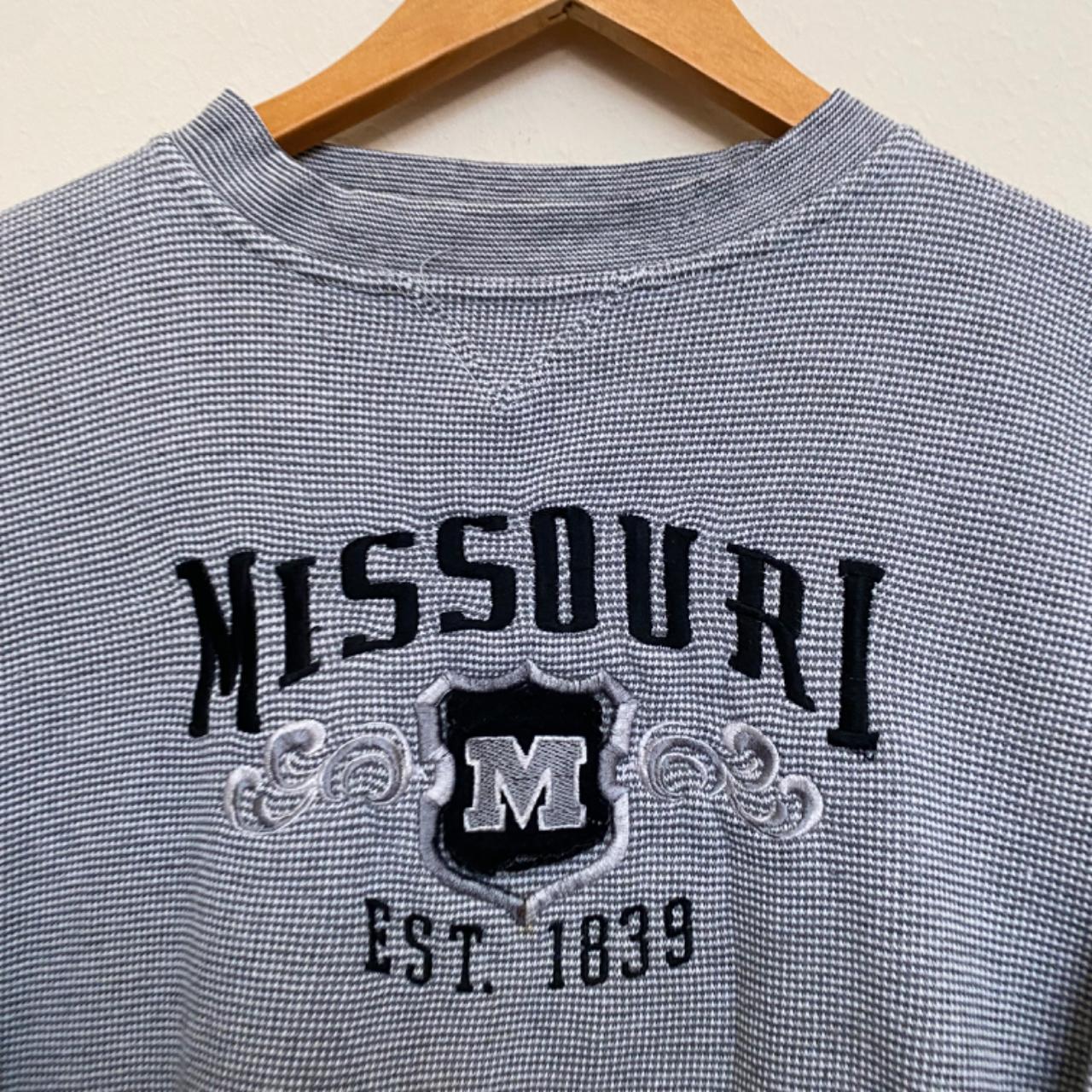Vintage 90s University Of Missouri Sweatshirt Size... - Depop