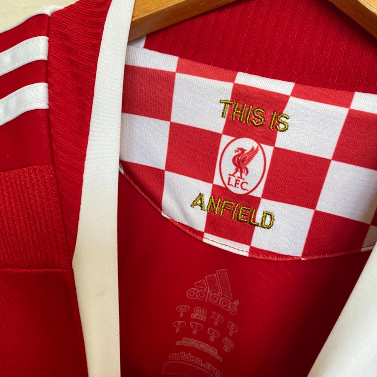 Adidas Liverpool 2008 Home Kit Jersey Size... - Depop