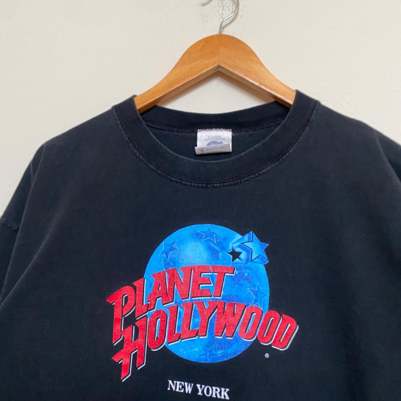 Vintage 90s Planet Hollywood New York T-Shirt Size... - Depop