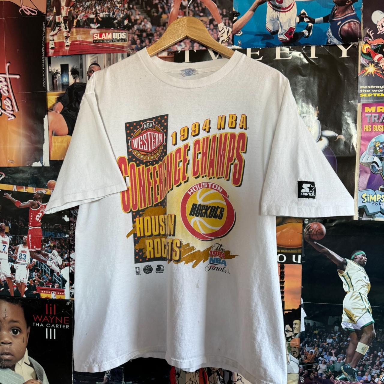 Vintage Houston Rockets 1994 NBA Champions... - Depop