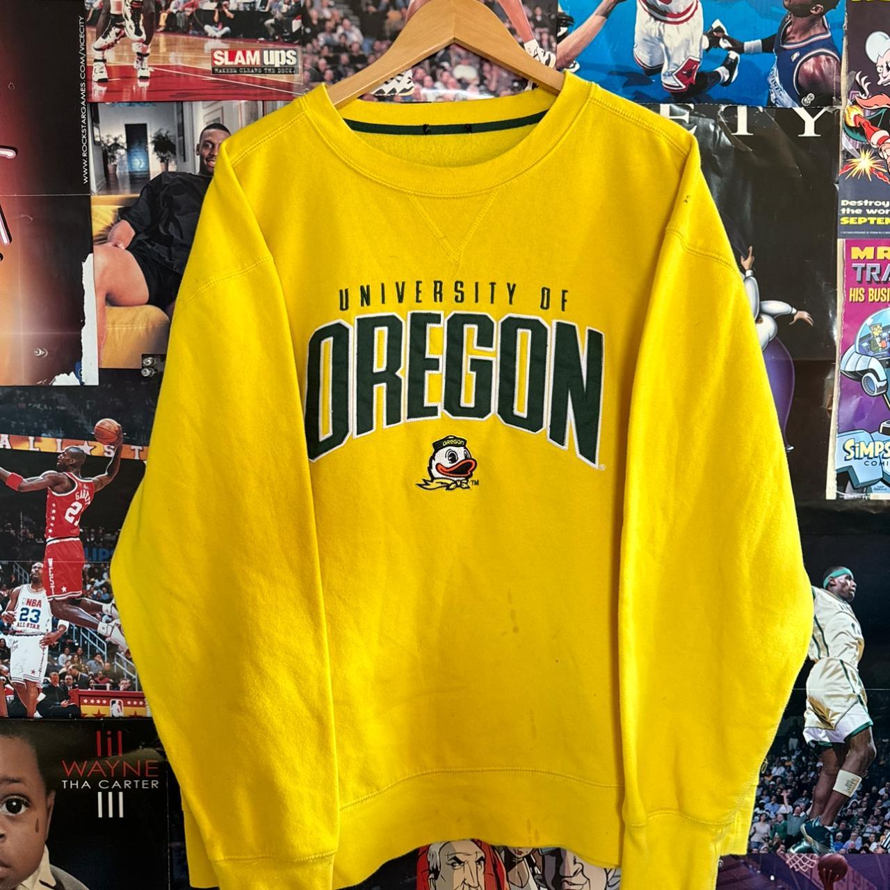 Vintage University Of Oregon Ducks Sweatshirt Size... - Depop